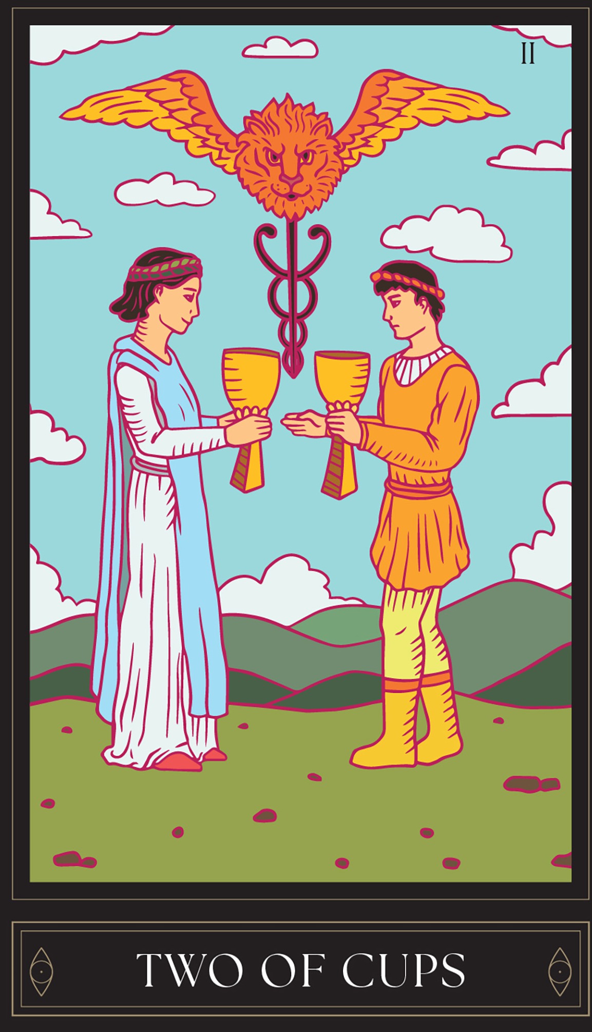 💞 Dos de Copas Tarot | Amor y Alianzas Armoniosas
