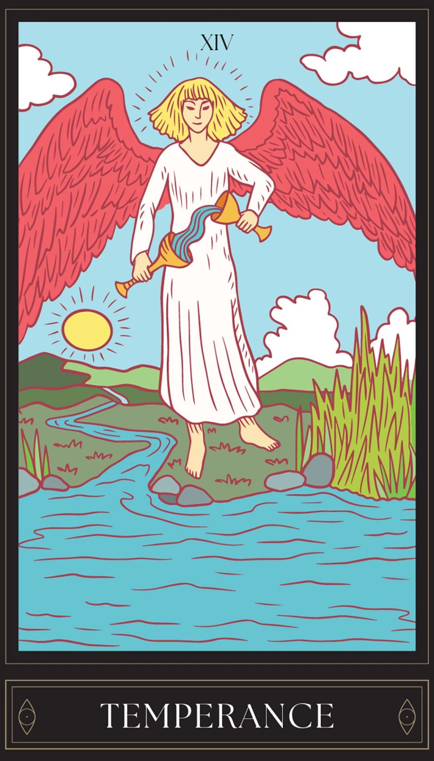 ⚖️ La Templanza en El Tarot | Moderación y Fluidez